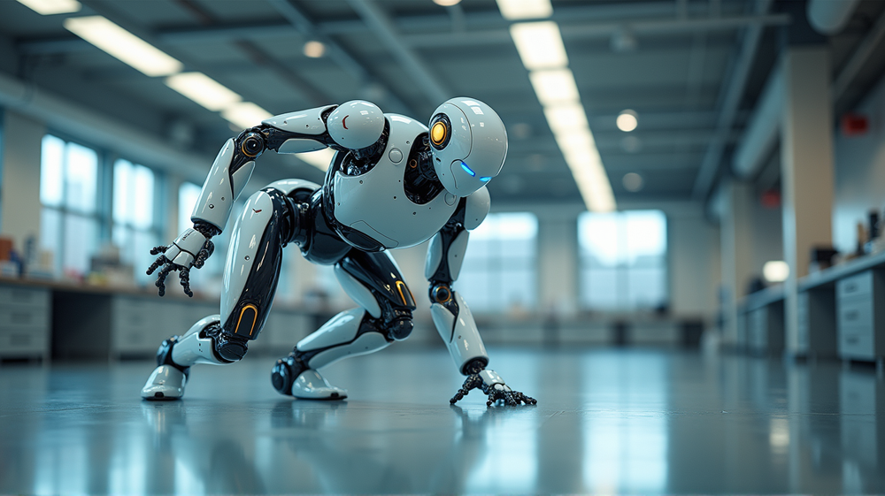 Découvrez l'Avenir : Un Robot Humanoïde Réussit le Premier Salto ...